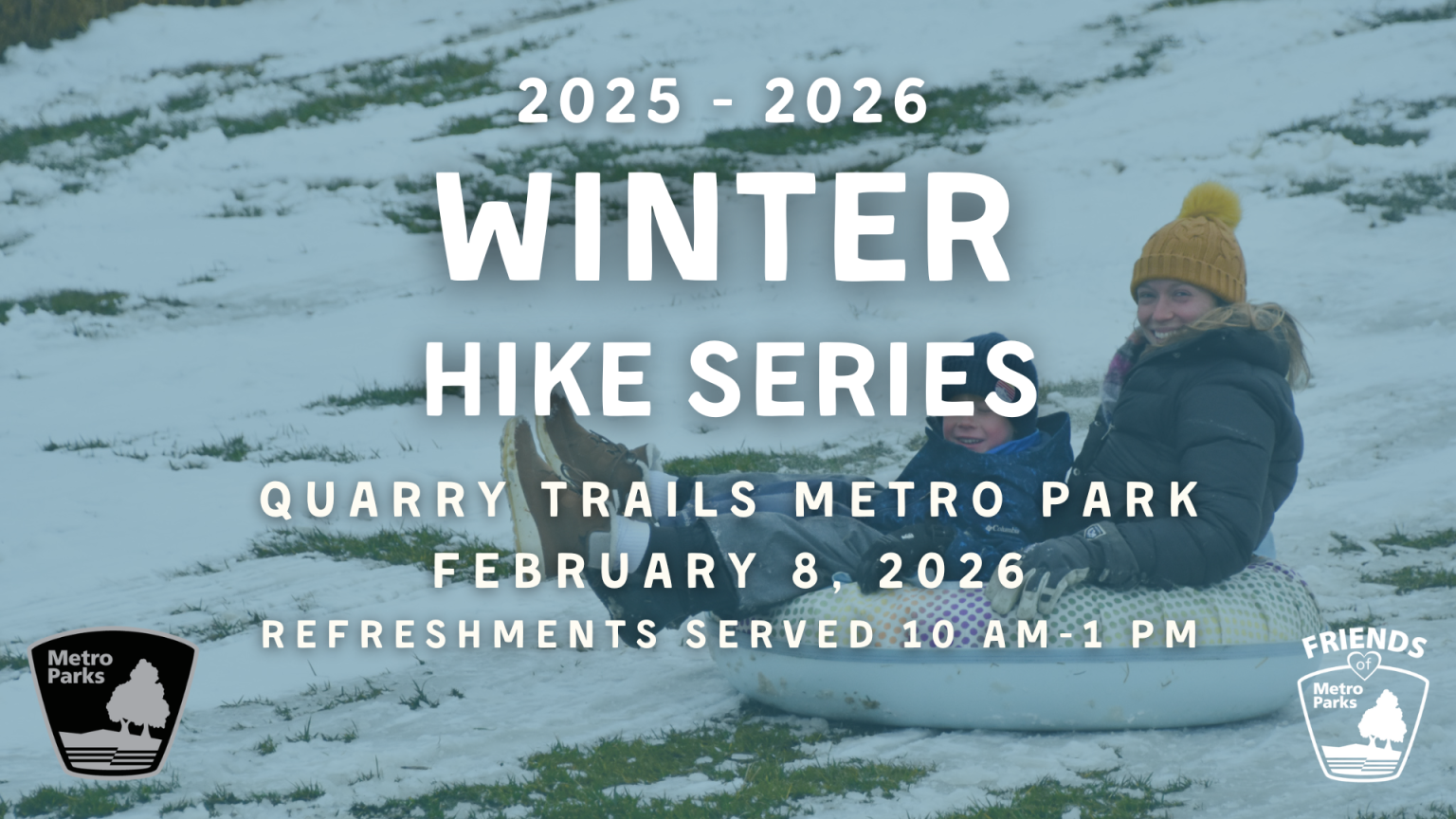 Quarry Trails Winter Hike - Metro Parks - Central Ohio Park System